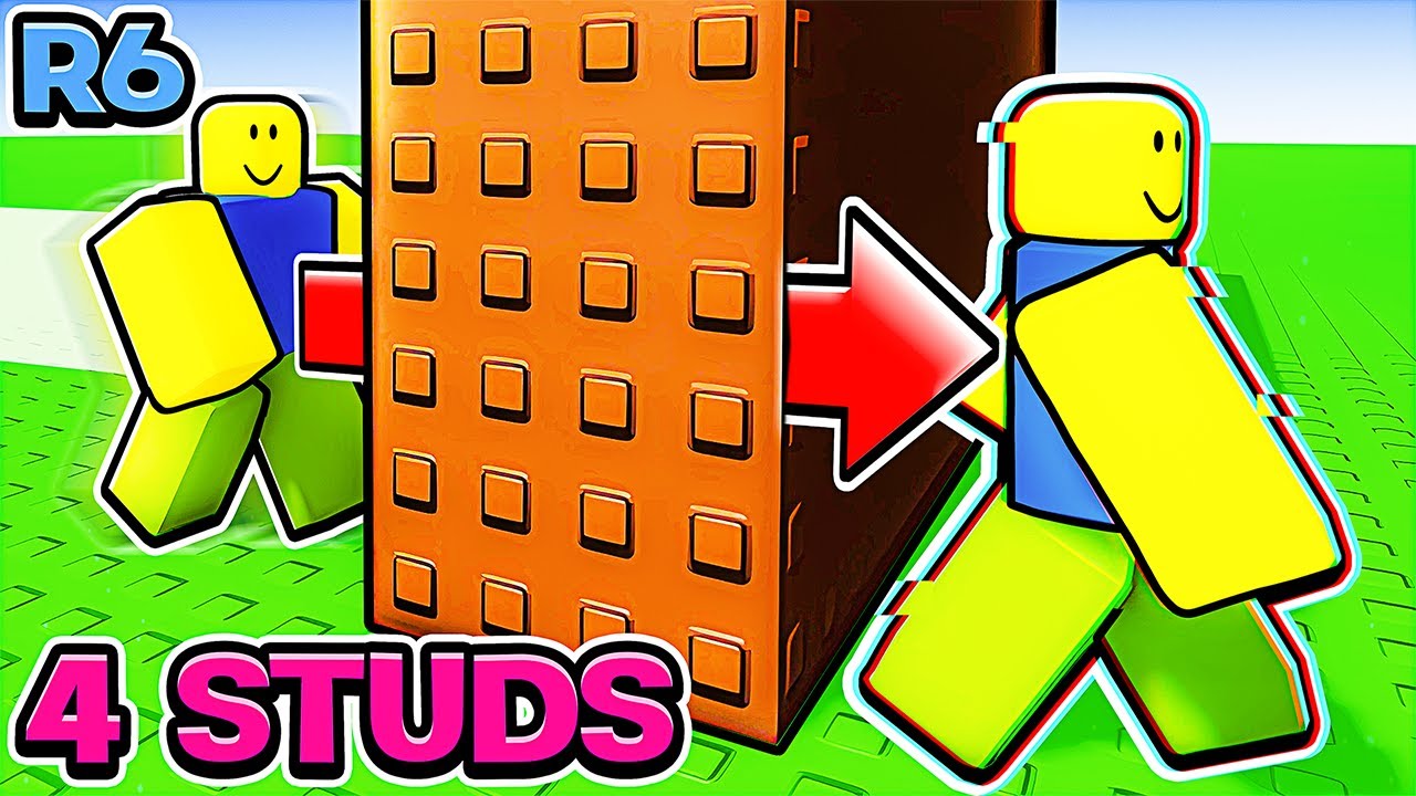 How to GLITCH through a 4 STUD WALL in R6! (Roblox) - YouTube