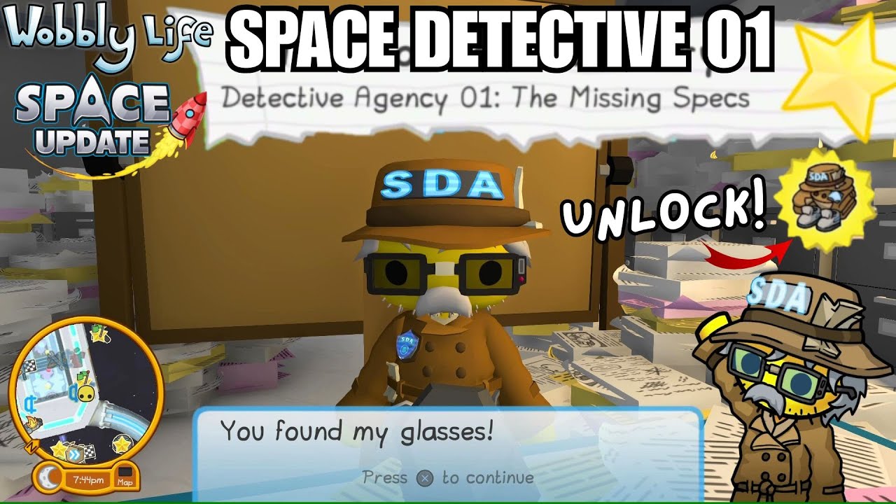 UNLOCK SPACE DETECTIVE OUTFIT! SPACE DETECTIVE 01: THE MISSING SPECS ...