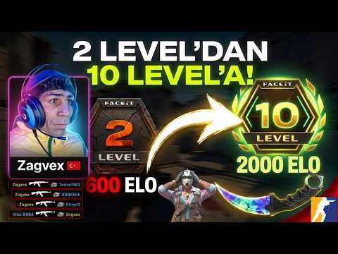 FACEIT LEVEL 10 OLMAK İÇİN YOLA ÇIKTIK! (ÇOK RİSKLİ OLDU) CS2 Cehenneminden Çıkış (Bölüm 1)