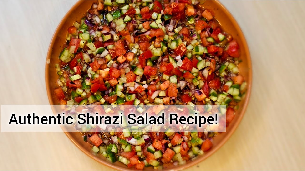 The EASIEST Way to Make Authentic Shirazi Salad at Home! - YouTube