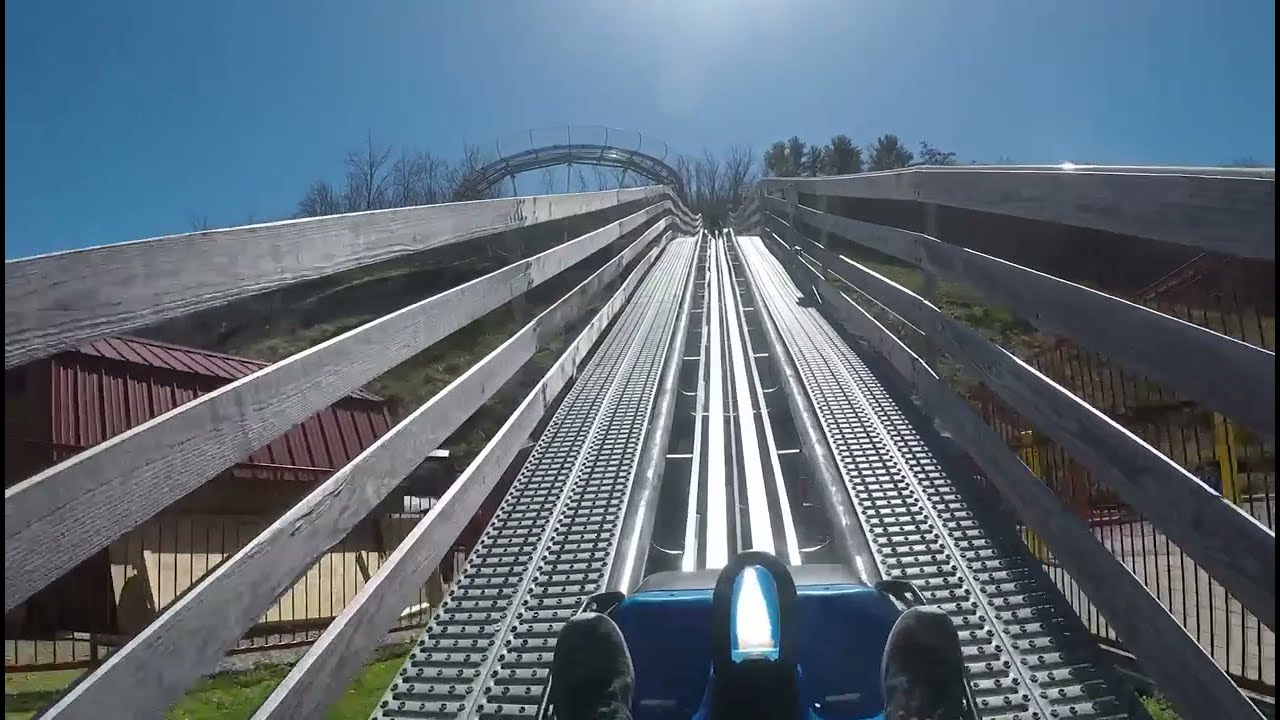 THE GOAT COASTER AT GOATS ON THE ROOF - YouTube