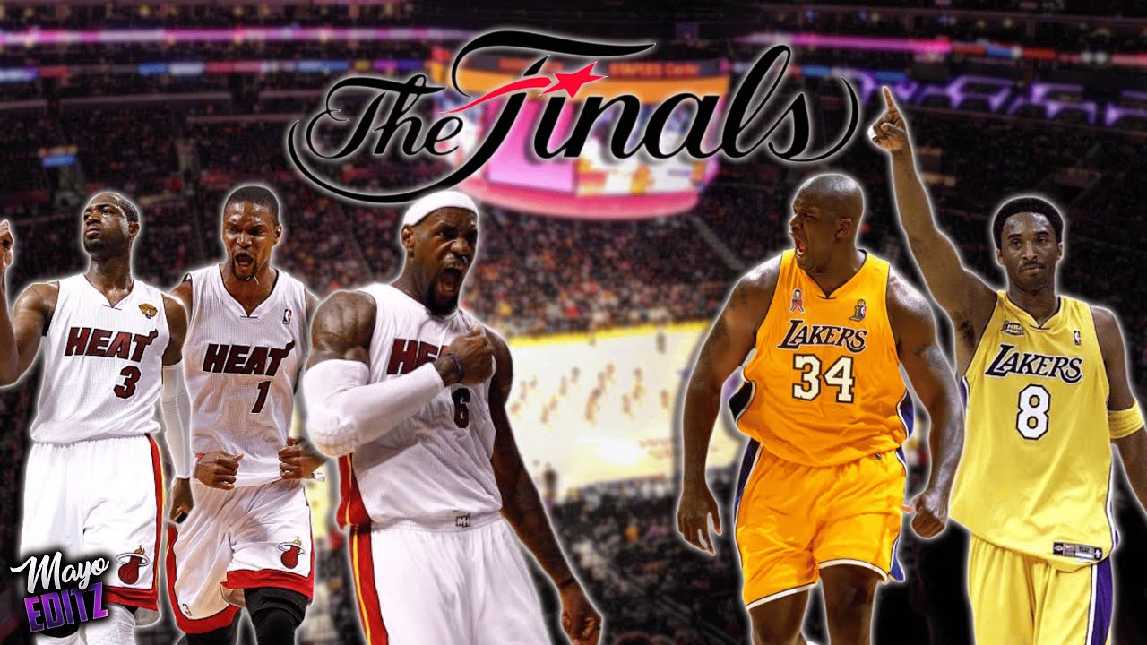 Kobe & Shaq Vs. The Heatles | Who can guard Shaq??? - YouTube