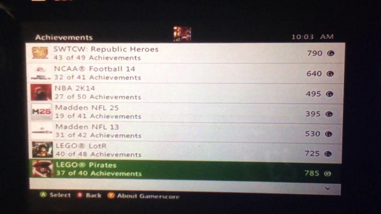 Xbox 360 Achievements - YouTube