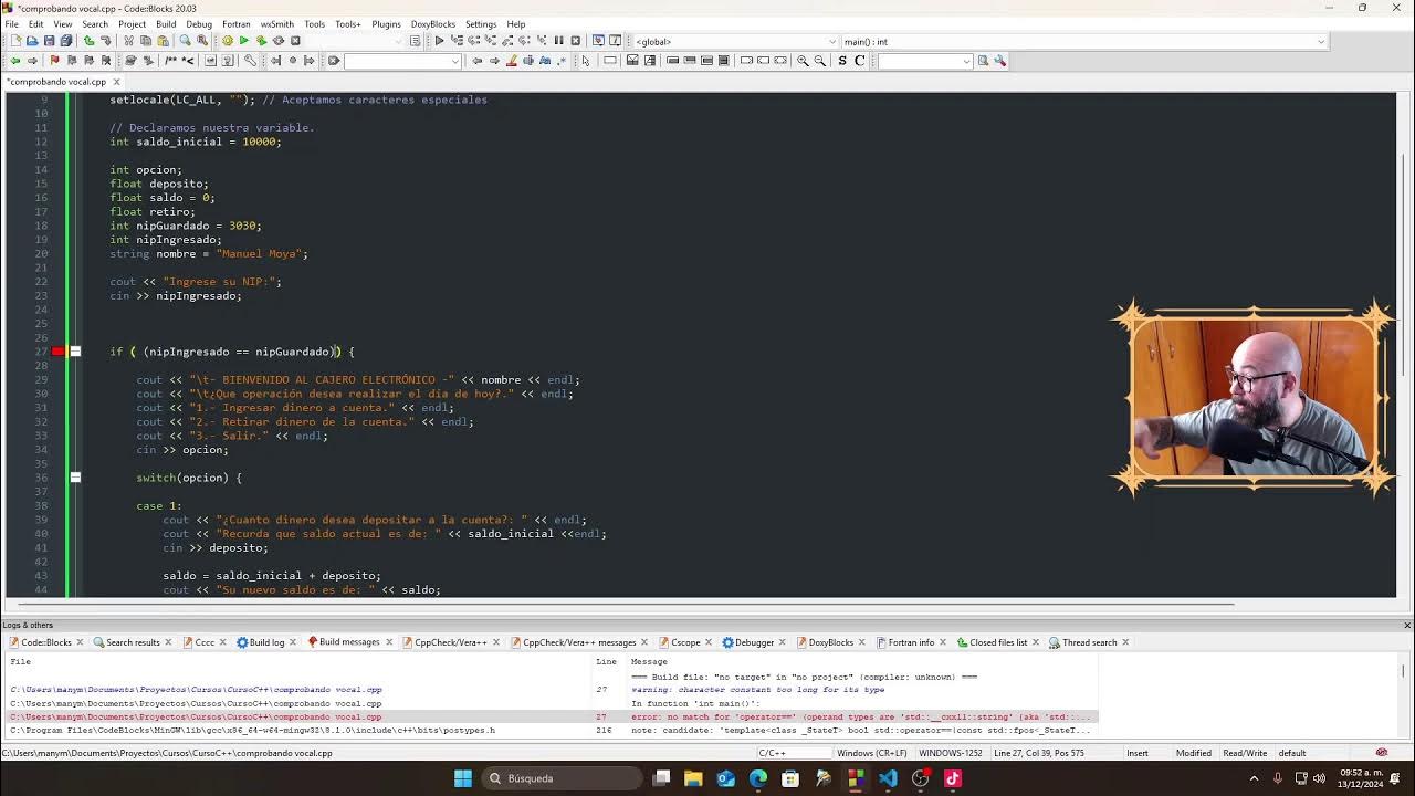 PROGRAMACIÓN C++ - CONDICIONALES PARTE 2 - YouTube