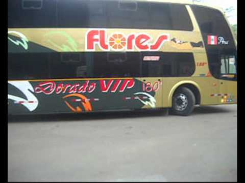 Buses del Peru 2012 - Transportes Flores Hnos Servicio VIP 180 - YouTube