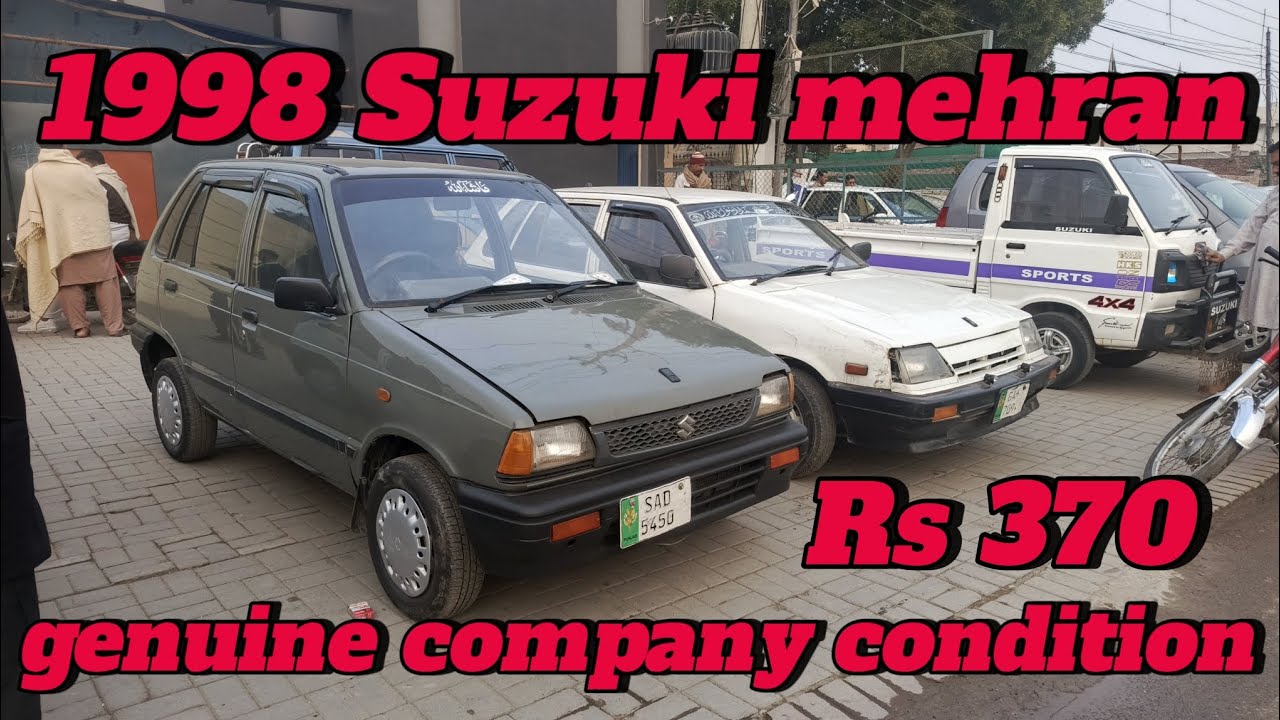 1998 model Suzuki mehran | totally company condition | inner total ...