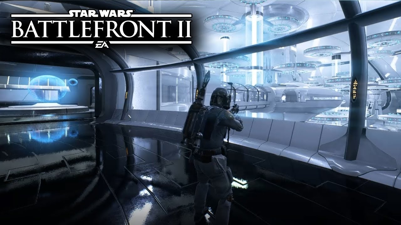 Star Wars Battlefront 2 - BOBA FETT GAMEPLAY! KAMINO (Cloning Facility ...