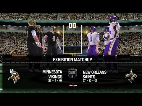 Madden 12 PSP Mod [2025-26 Rosters/Teams] Vikings Vs. Saints - YouTube