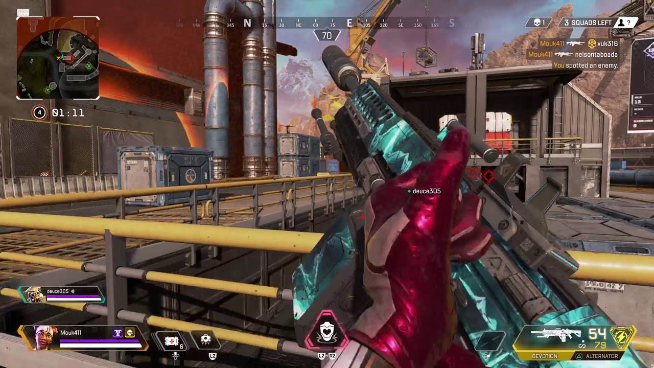 Apex Legends grenades grenades and devotion oh my! - YouTube