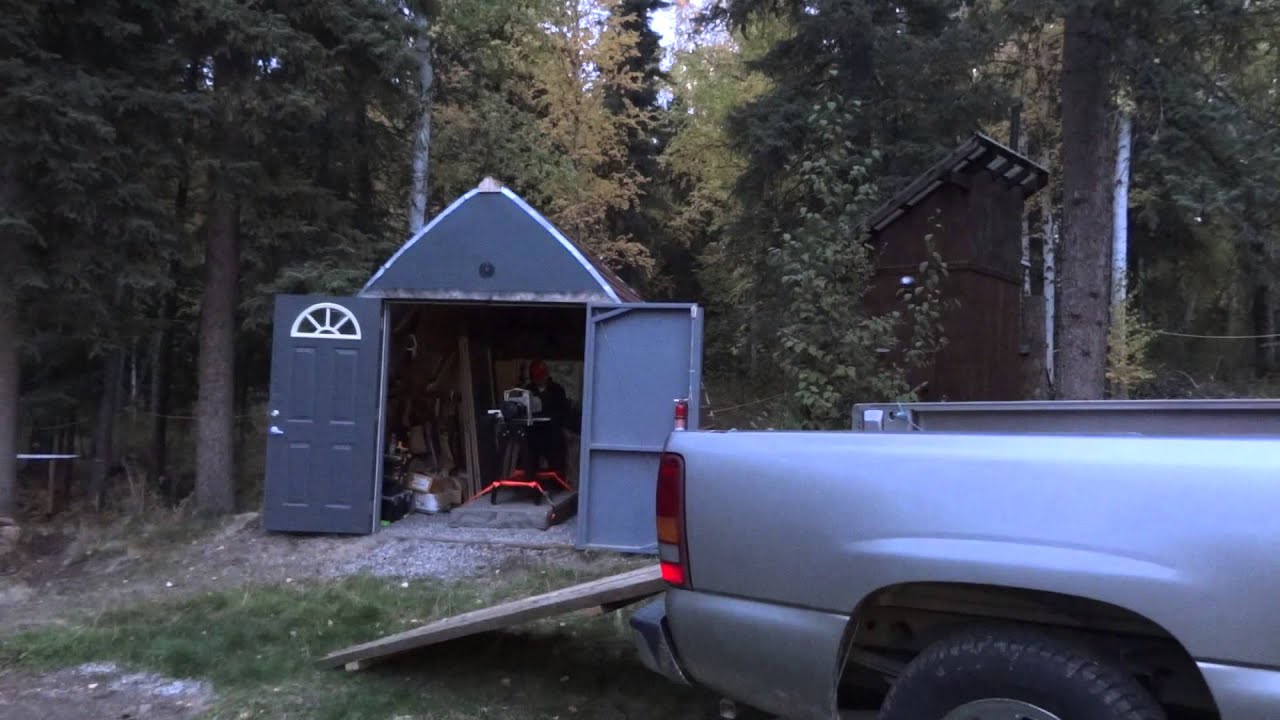 Unloading Heavy Things Using a Pung Sled - YouTube