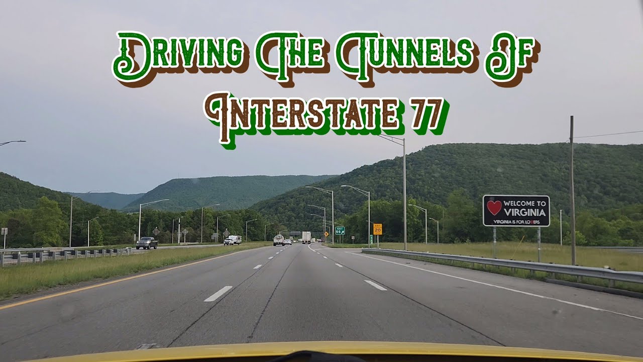 Driving The Tunnels Of Interstate 77 - YouTube