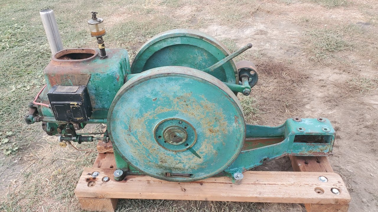 Alpha DeLaval Type KE282 WA 2-½ HP Stationary Engine - YouTube