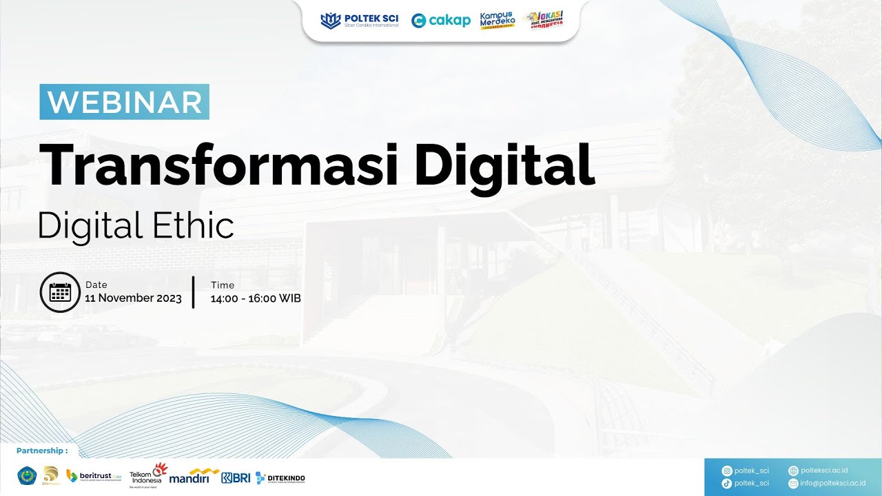 WEBINAR TRANSFORMASI DIGITAL : DIGITAL ETHIC - YouTube