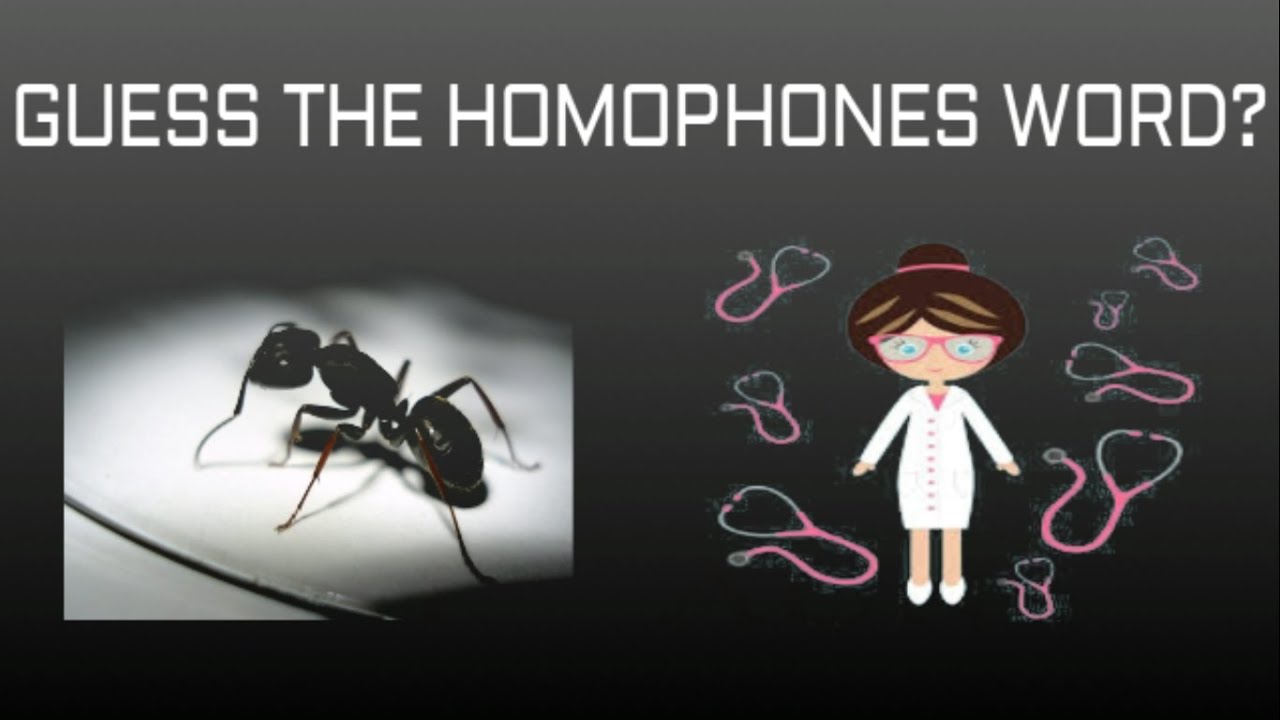 GUESS THE HOMOPHONES-PART 1|PLAY&LEARN|GUESS WHAT? - YouTube
