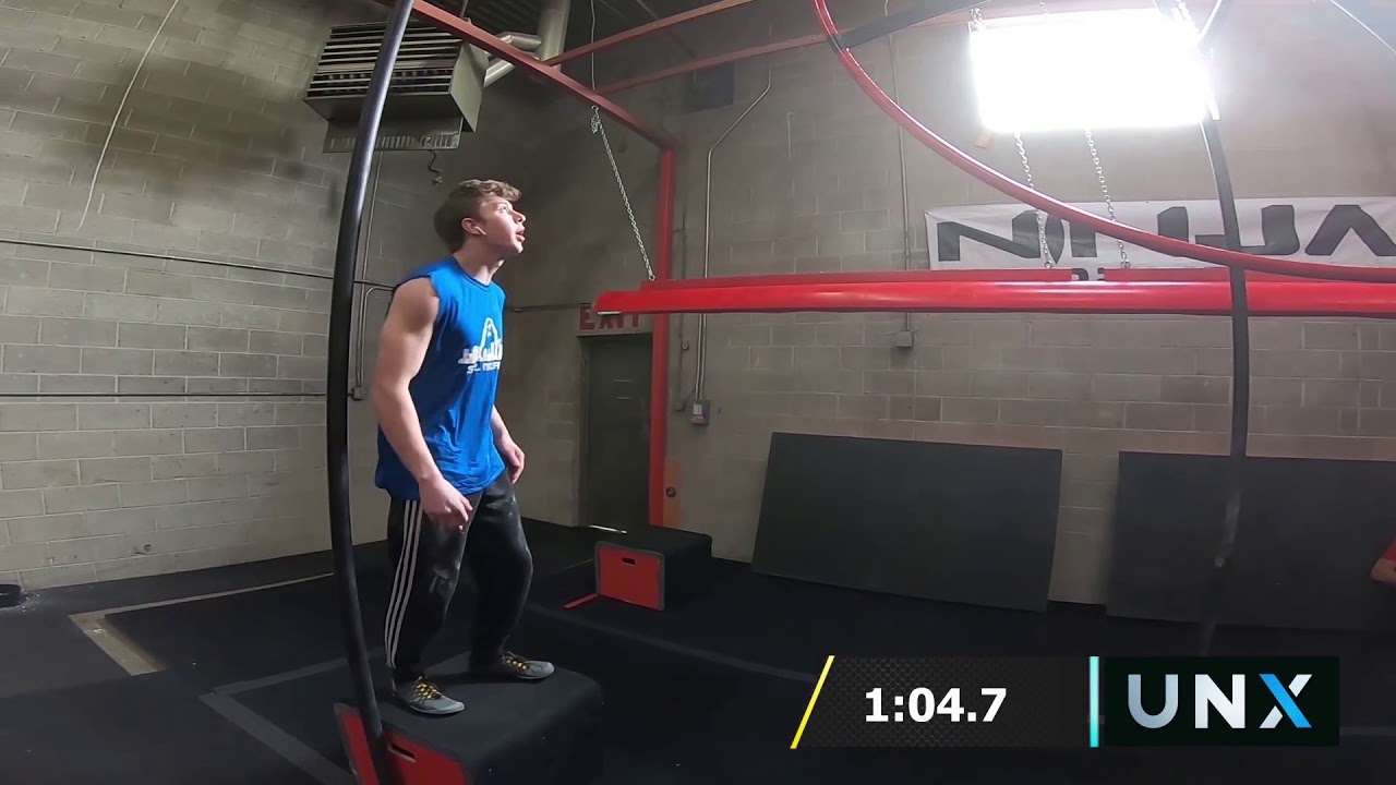 Sam Folsom Ninja Warehouse | UNX Season 1 Qualifier Runs - YouTube