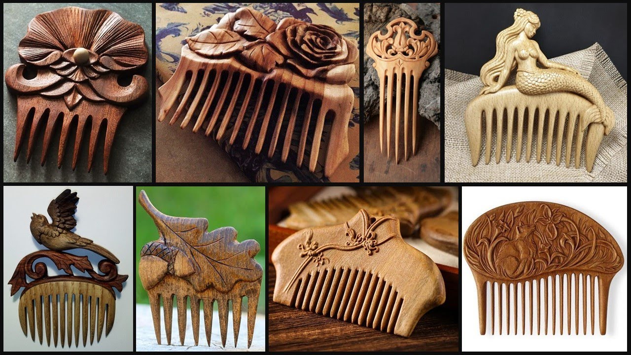 Wooden Hair Combs for Every Style | Unique Designs & Craftsmanship ...