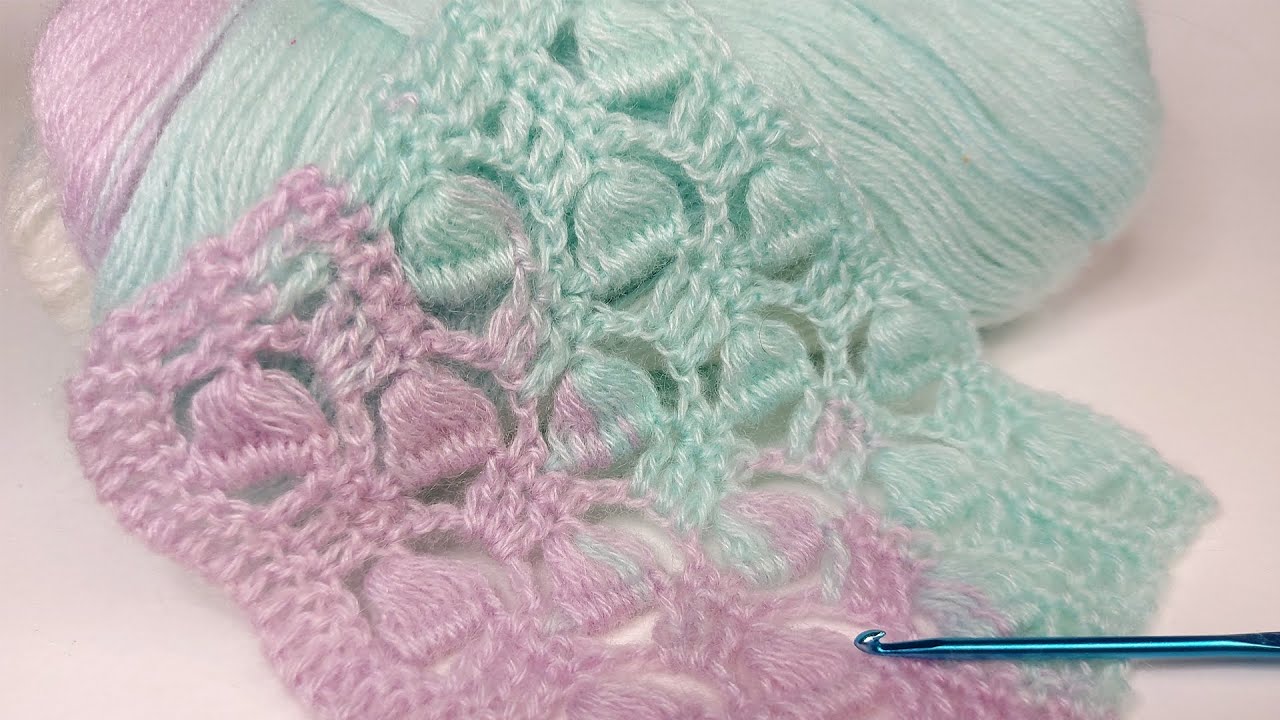 Amazing! Extraordinarily beautiful design crochet! Join us! - YouTube