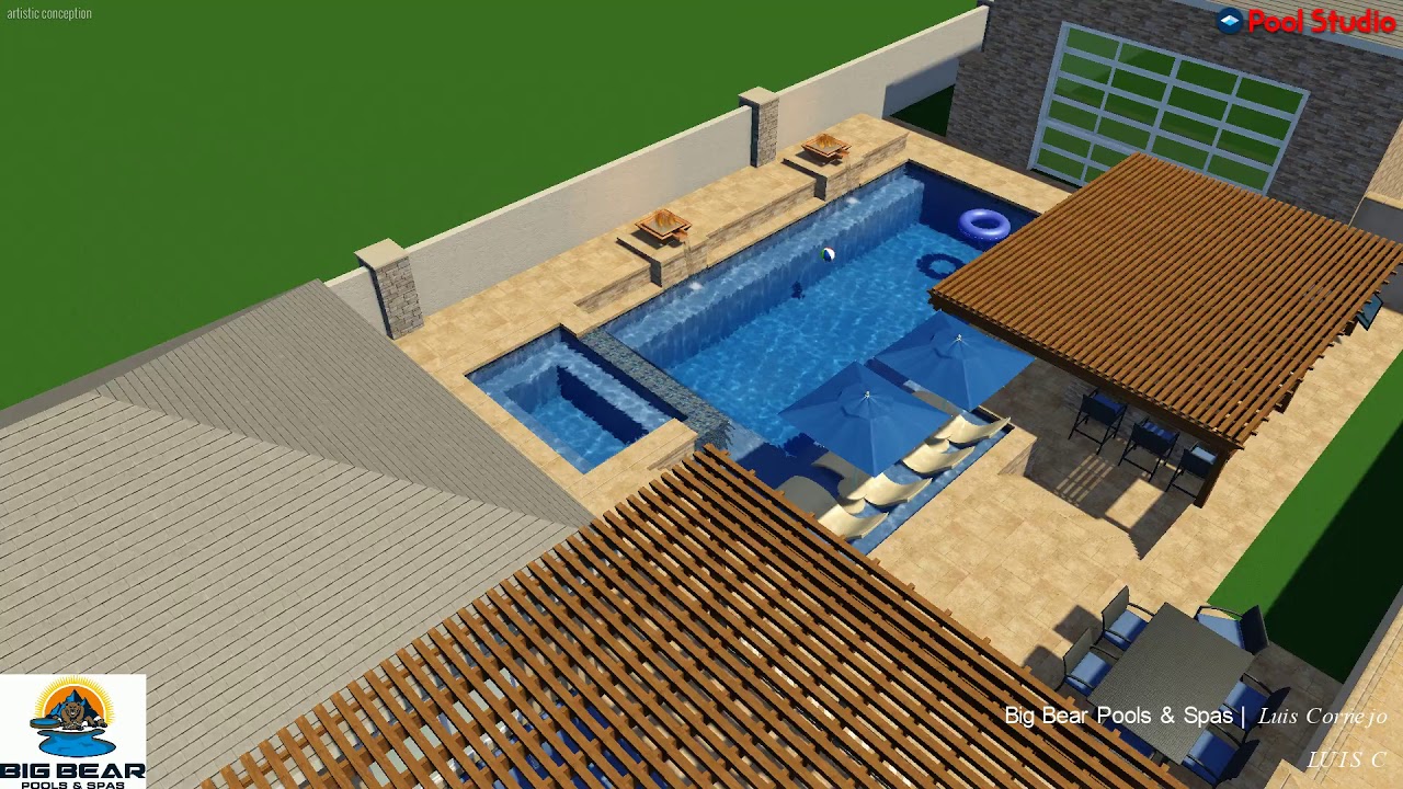 Pool Studio - 3D Swimming Pool Design Software - YouTube
