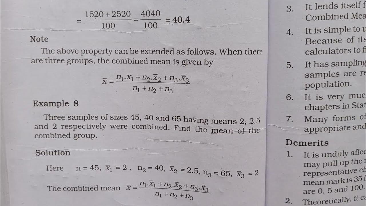 Arithmetic mean in continuous series|direct, shortcut &step deviation methods|3sem QT|BA ECO ...