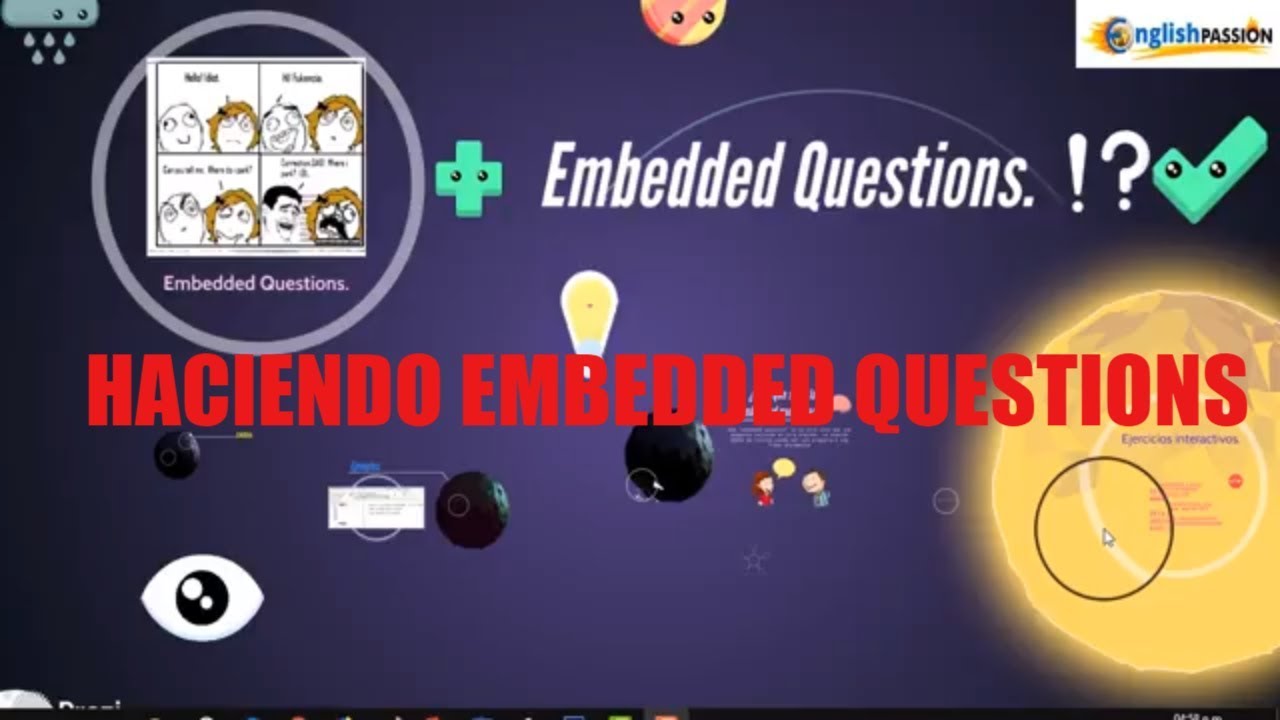 Cómo hacer Embedded questions en Inglés | La mejor explicación en ...