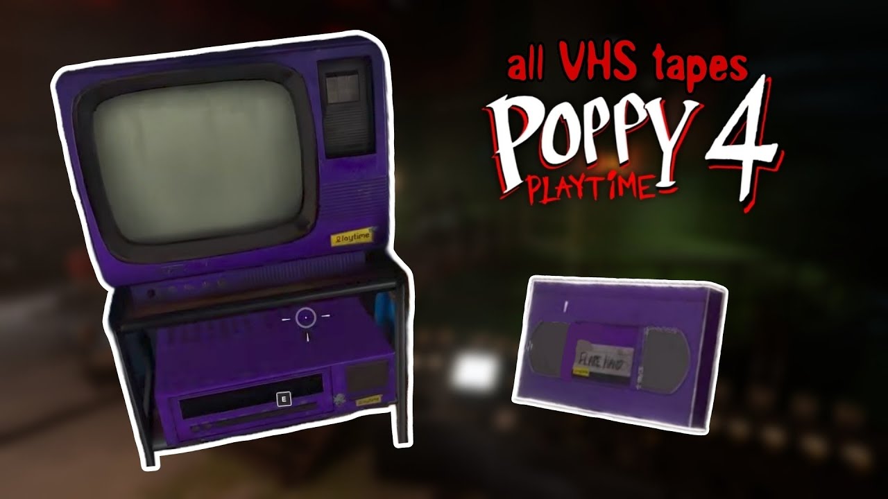 all VHS tapes | poppy playtime chapter 4 - YouTube