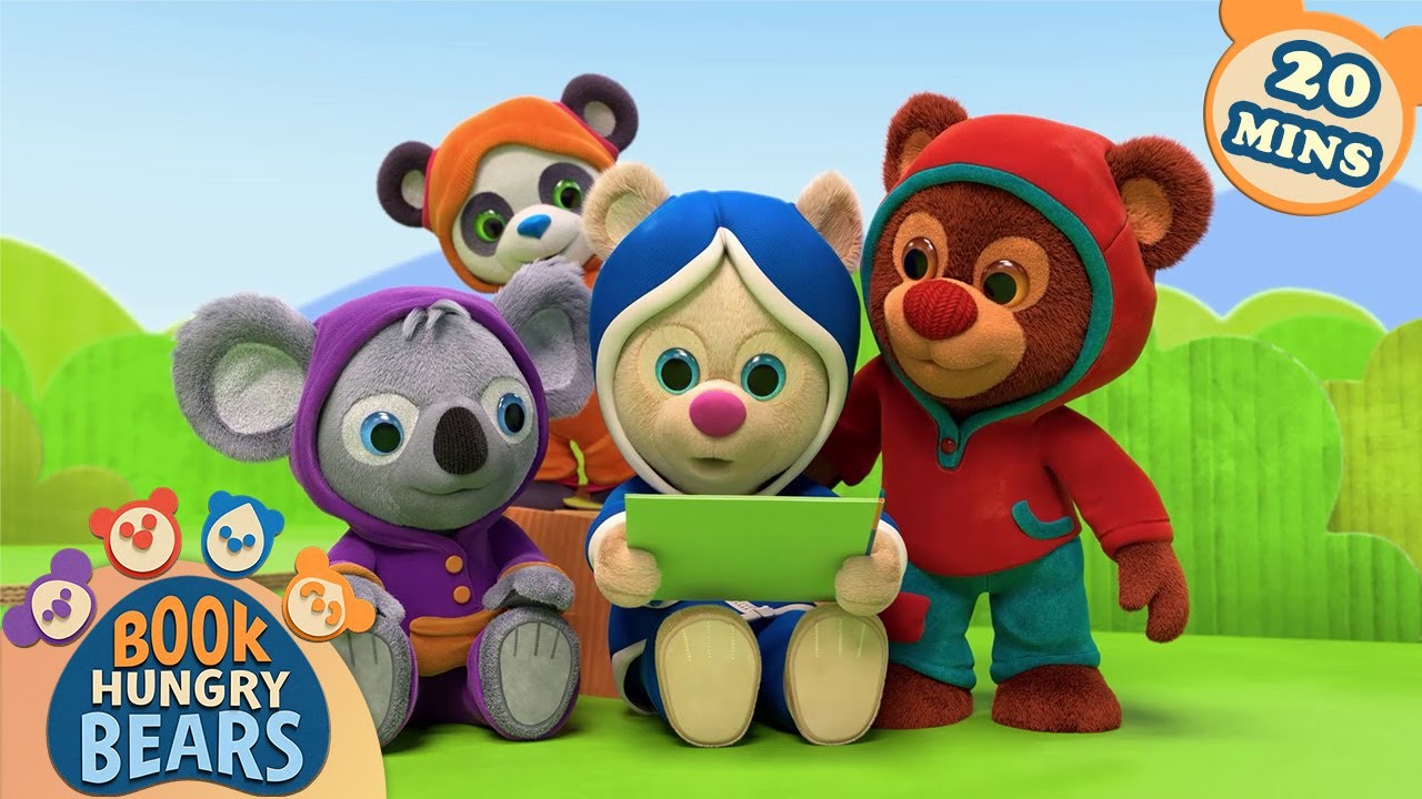 Read & Play | Fun Learning Videos for Kids | Book Hungry Bears | 9 Story Kids - YouTube