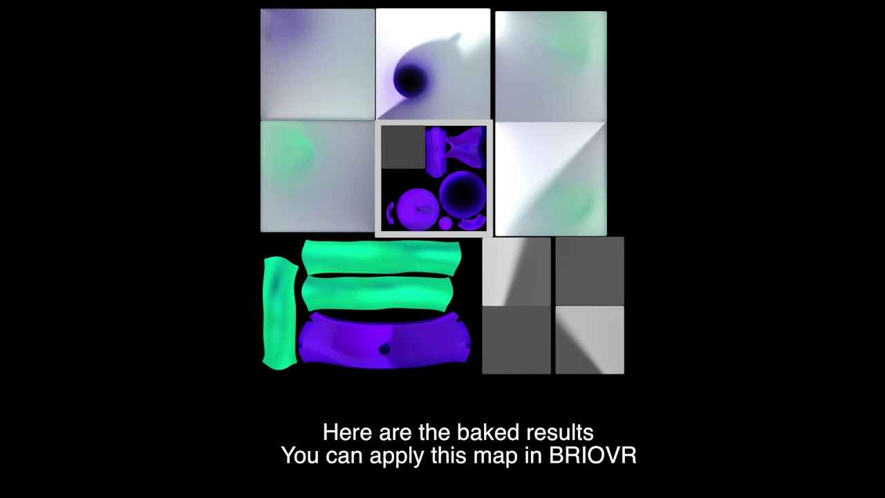 Baking light maps for BRIOVR Part 1 - YouTube