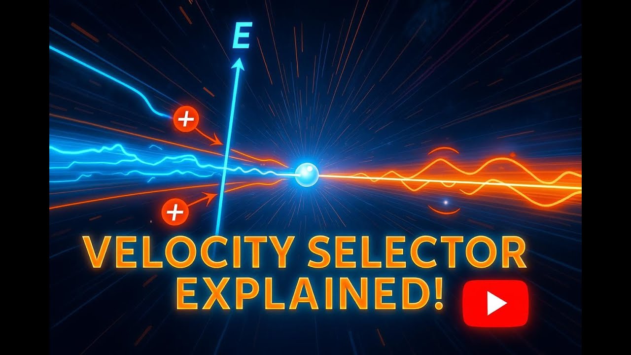 Velocity Selector Explained in the Simplest Way - YouTube
