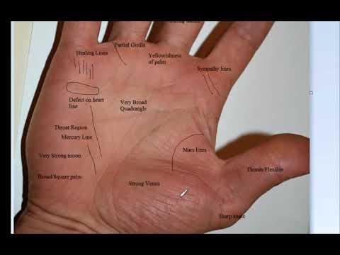 Strong mount of moon/Broad positive palm / Analysis in detail - YouTube