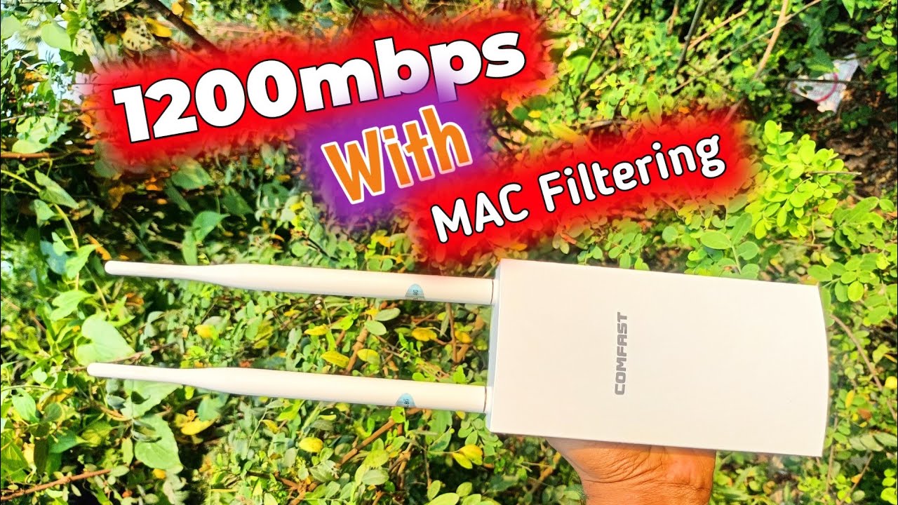 Long Range outdoor Wi-Fi router 1200mbps | COMFAST CF-EW72 Long Range ...