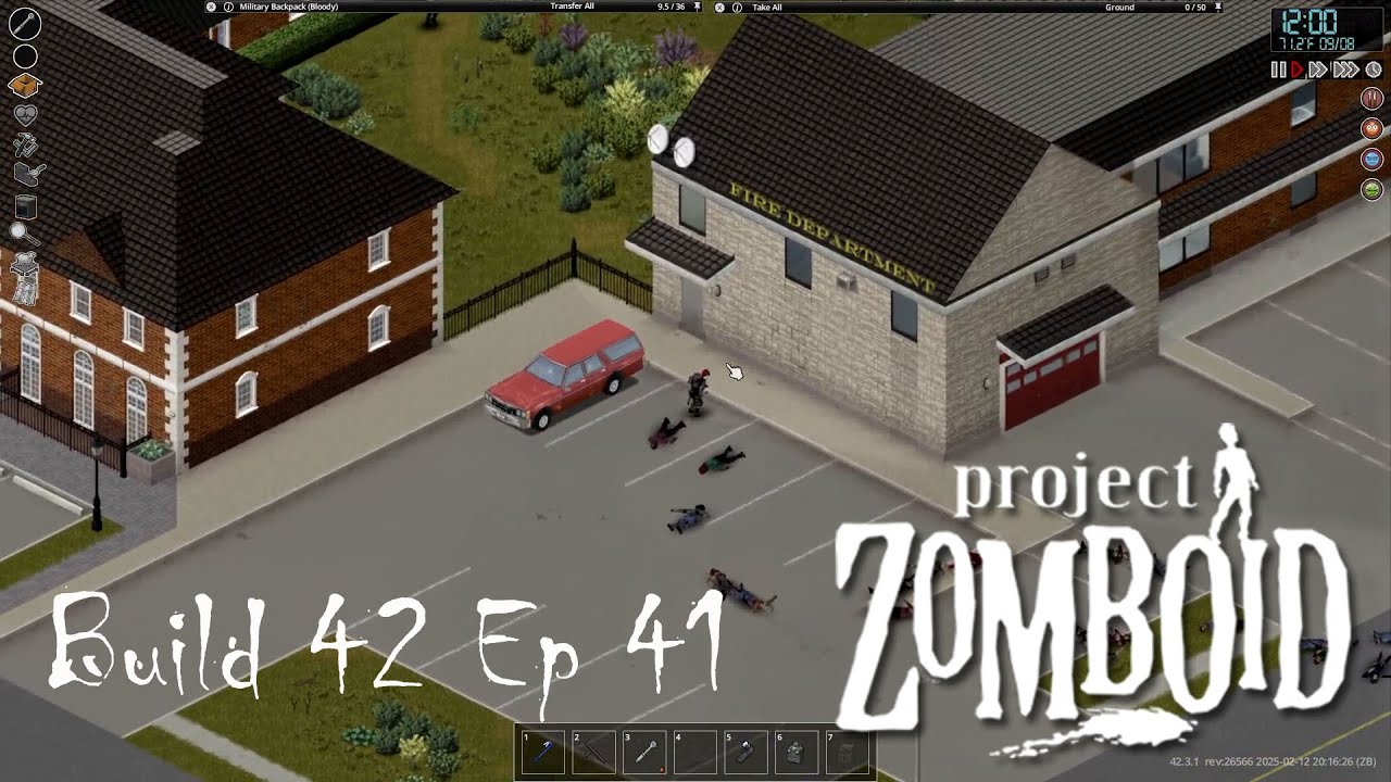 Project Zomboid Build 42 Ep 41 | Wandering around town looking for more ...
