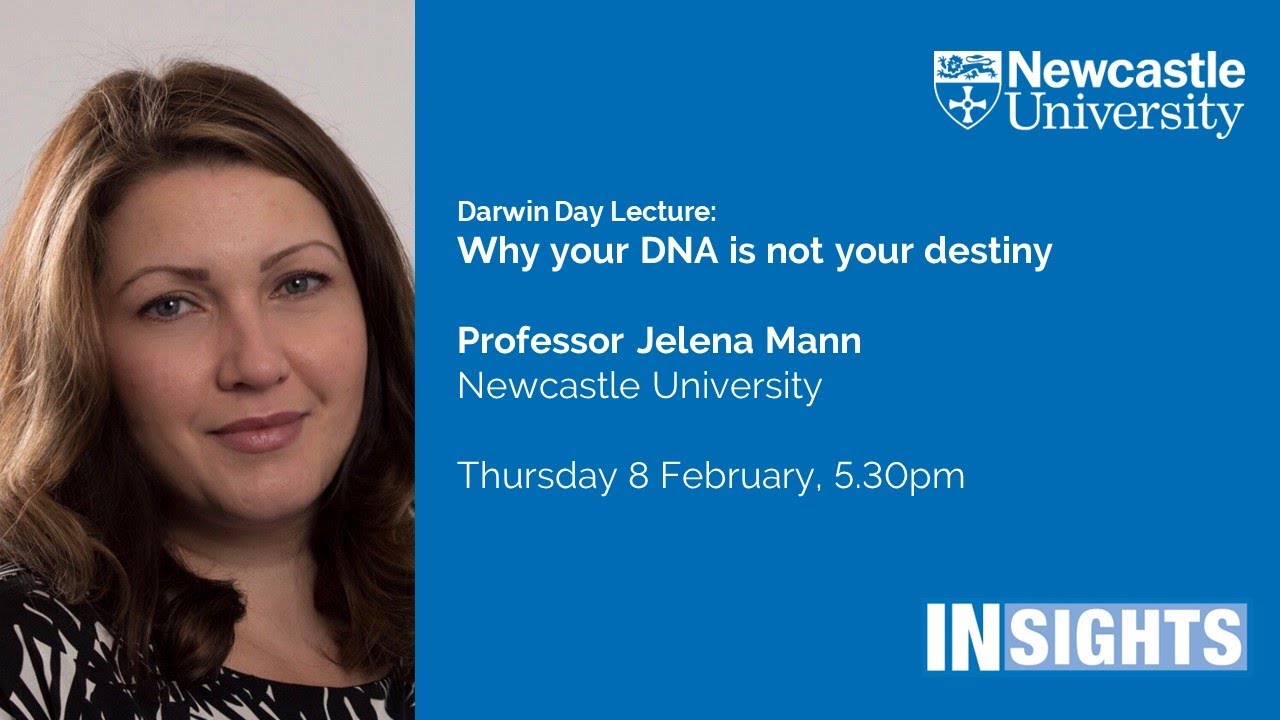 Darwin Day Lecture: Why your DNA is not your destiny by Professor Jelena Mann - YouTube