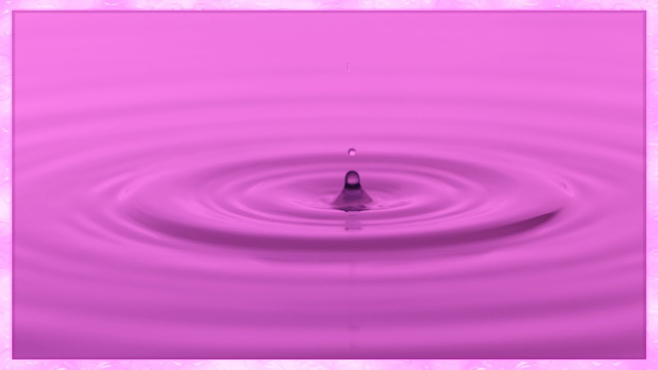 Slow Motion Pink Color Water Drops-2 l Moving Background - Motion Loop ...