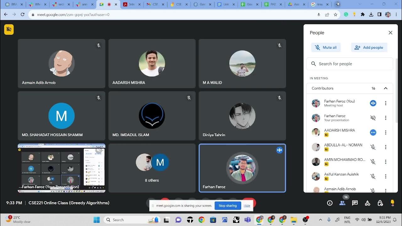 FHZ CSE221 Online Class 13 : Fractional Knapsack | Farhan Feroz - YouTube