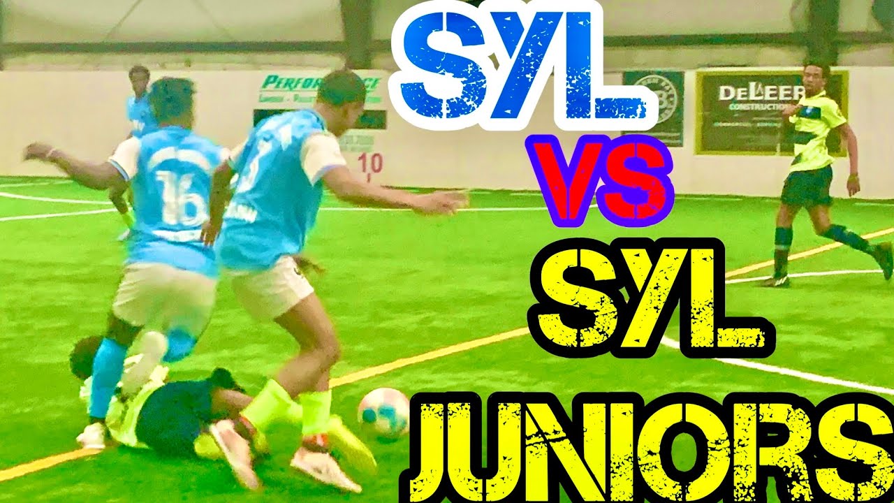 SYL vs SYL Juniors Men’s Indoor Sunday League Soccer 02 25 23 - YouTube