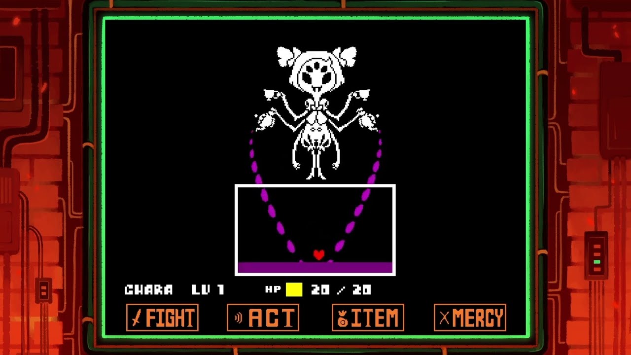 UNDERTALE: Muffet Boss Fight - YouTube