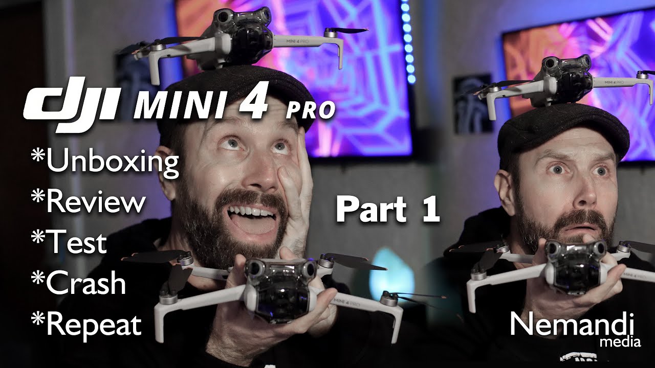 DJI Mini 4 Pro Drone Unboxing, Review, Test, Crash, and Repeat. Part 1 ...