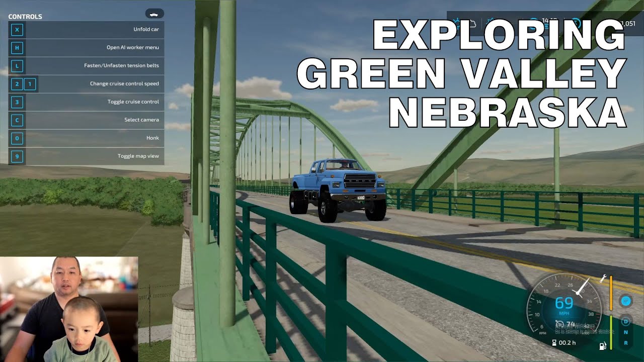 Exploring Green Valley Nebraska | Farming Simulator 22 - YouTube