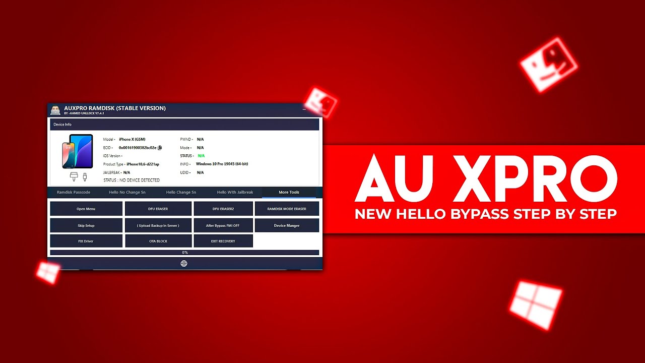 NEW iCLOUD BYPASS STEP BY STEP GUIDE BEGINNER LEVEL AU XPRO OFFICIAL VIDEO 2025 - YouTube