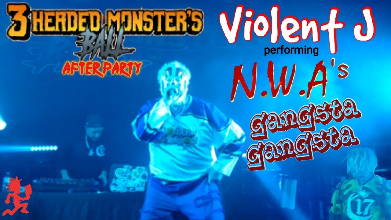 Violent J | NWA's Gangsta Gangsta | 3 Headed Monster's Ball After Party | @Psychopathic_Records ...