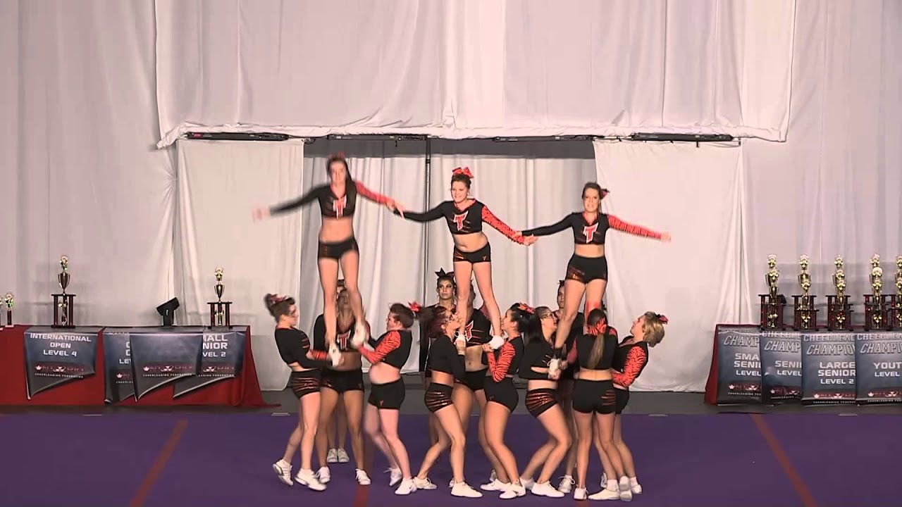 OCF Provincials 2013: Tigers Cheerleading - AS INT'L OP 4 - YouTube