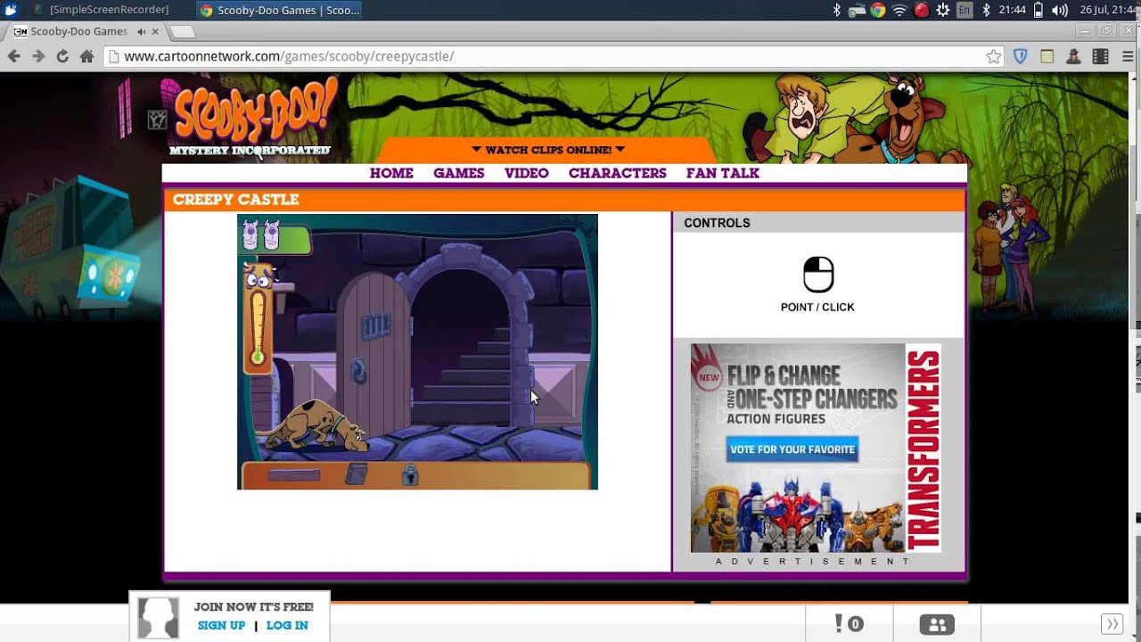 Scooby doo creepy castle - YouTube