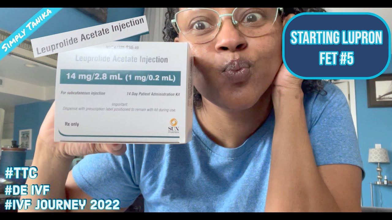 Starting Lupron | My First Lupron Shot | Simply Tanika IVF Journey 2022 ...