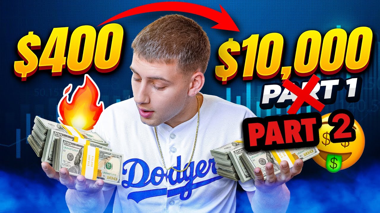Part 2 | Trader Flipping $400 to $10,000 - YouTube