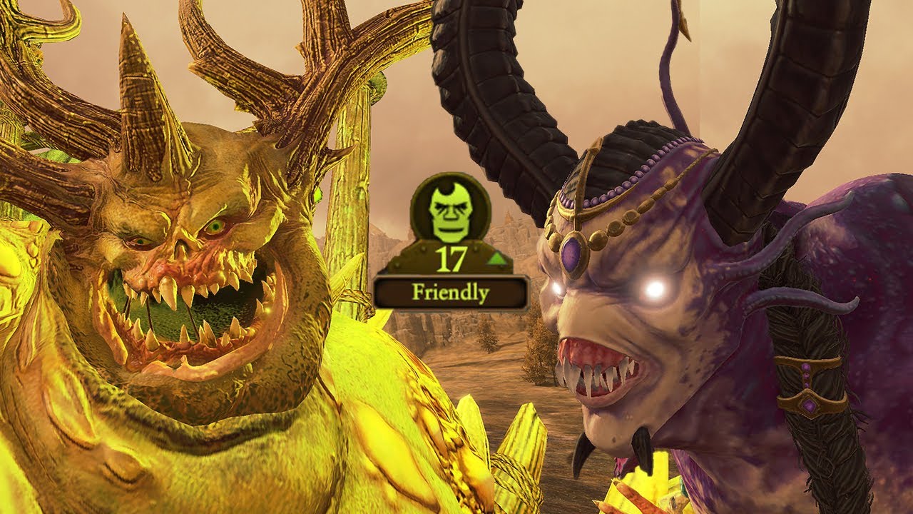 Kugath Plaguefather Friendly Diplomacy Lines To N'kari - Total War ...