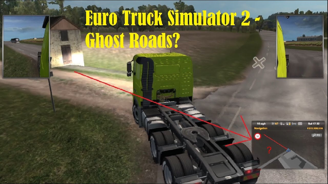Euro Truck Simulator 2 - Why are there Hidden Roads / Ghost Roads ...