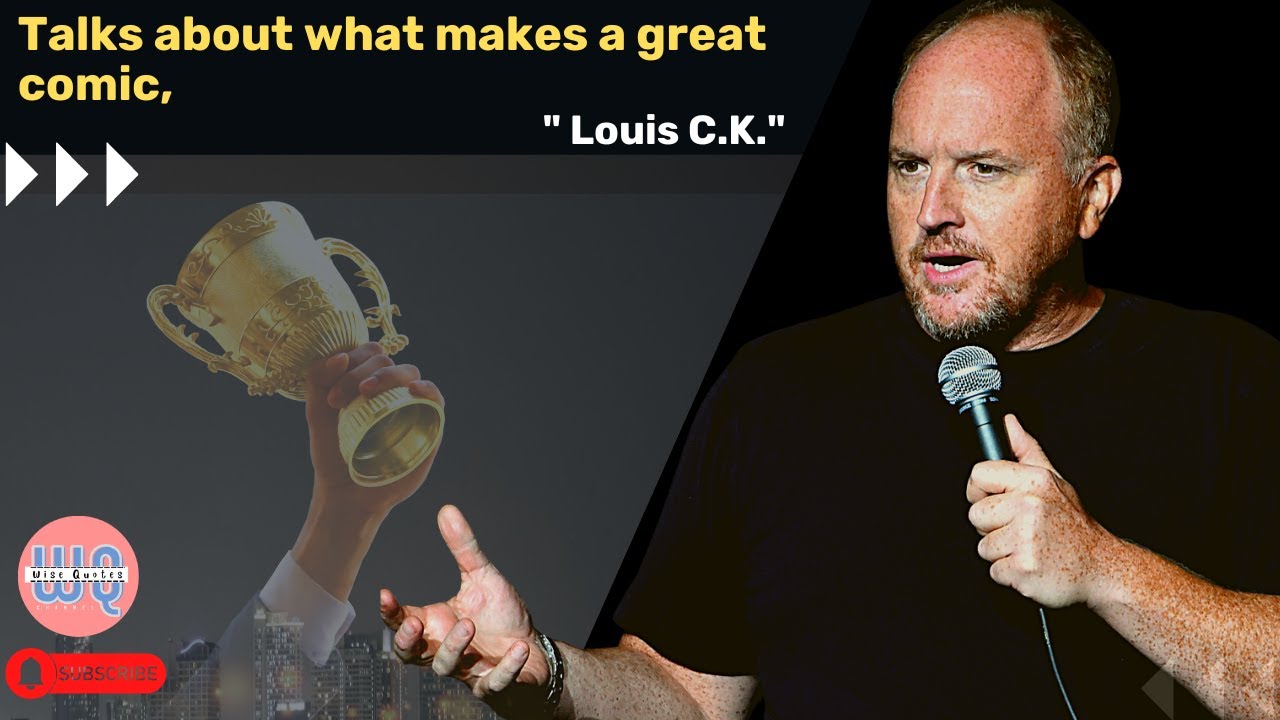 Louis CK - Makes a Great Comic #louisck #ck #bestoflouisck - YouTube