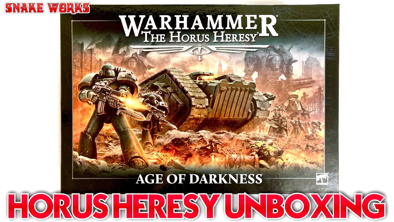 Horus Heresy Age Of Darkness Boxed Set Unboxing - Games Workshop - YouTube