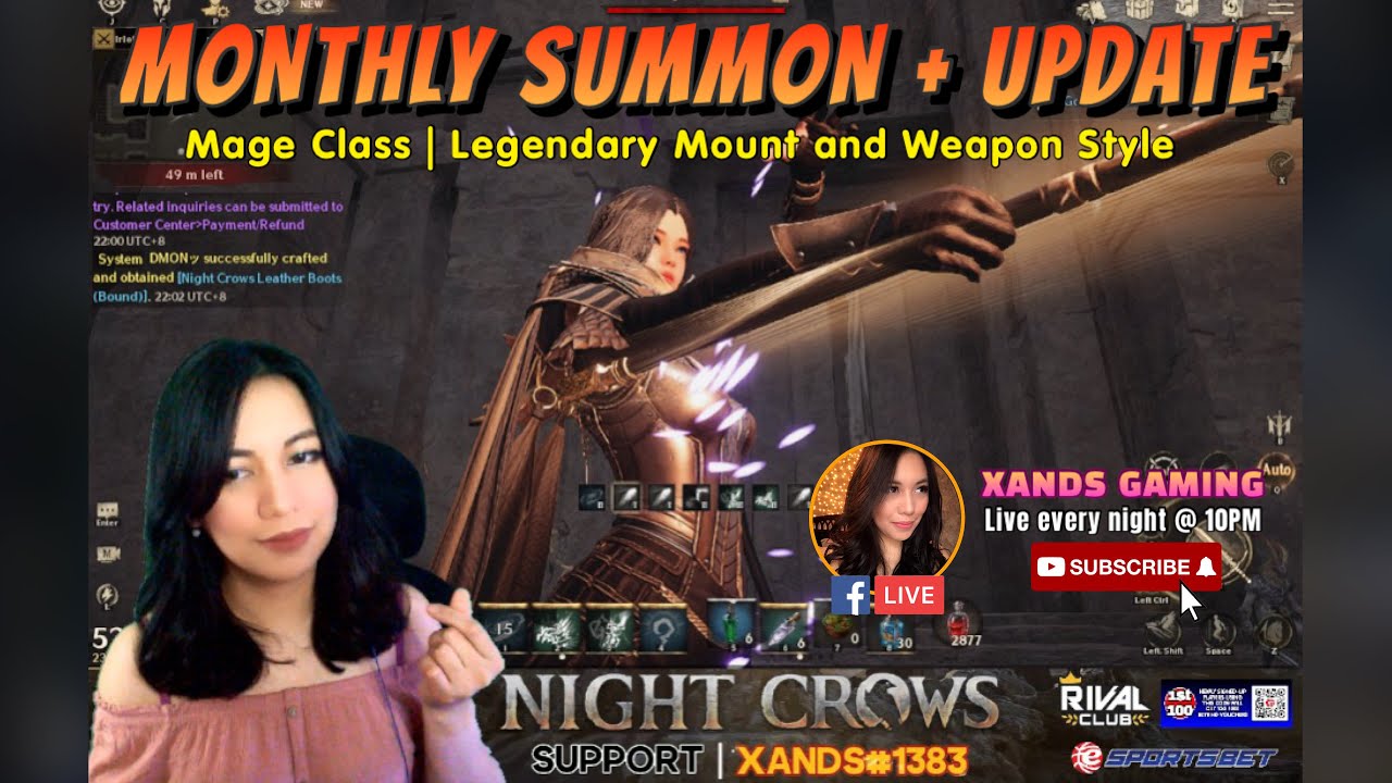 NIGHT CROWS: MONTHLY SUMMON + UPDATE - YouTube