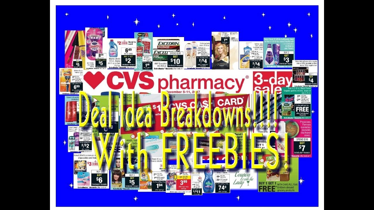 CVS Deal Ideas & Breakdowns for the Week of 11/5/17 Including Freebies ...